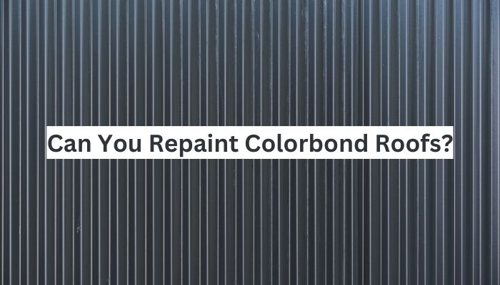 Can You Repaint Colorbond Roofs? - Roof Repair Services
